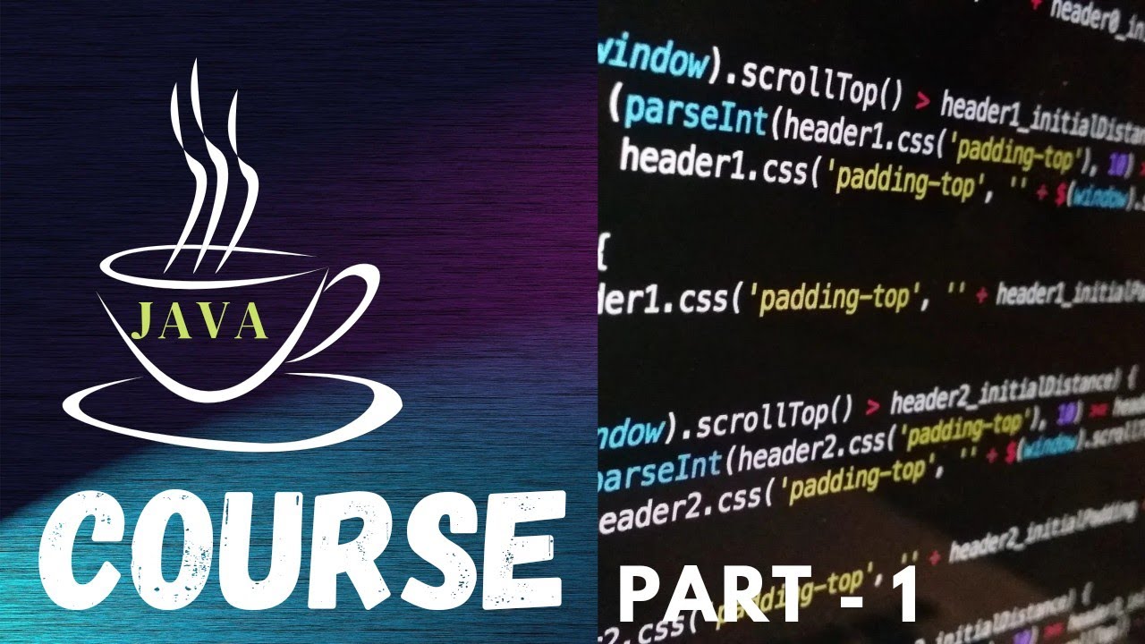 Java Tutorial Part 1 Youtube