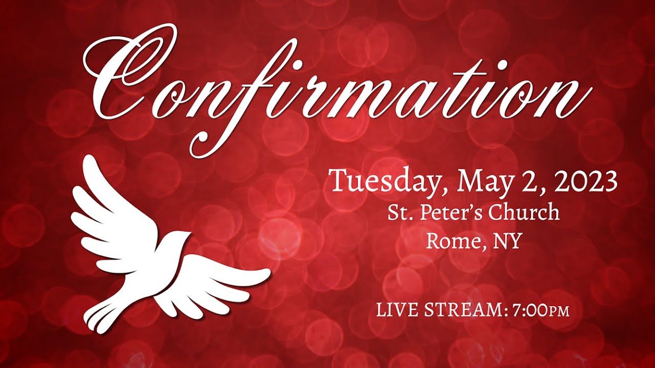 Confirmation Youtube