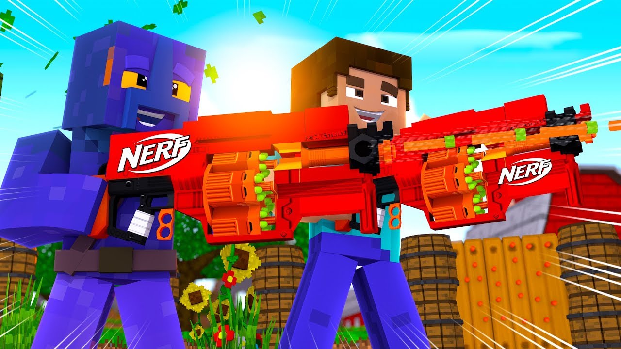 Minecraft Nerf Gun Mod Youtube
