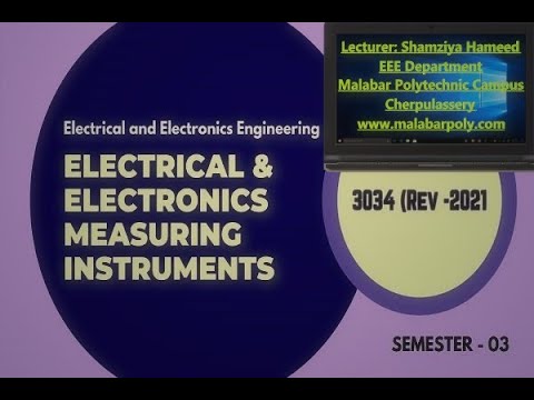 3034 L Electrical Electronics Measuring Instruments L Eee