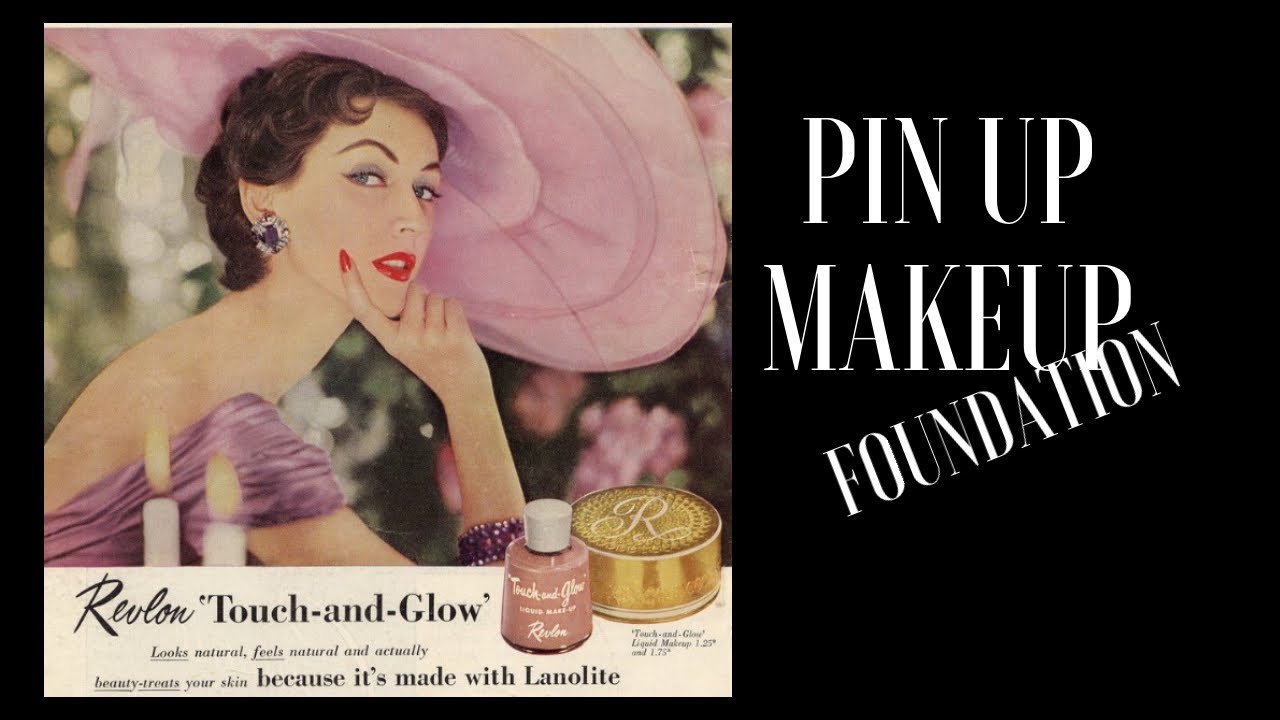 Pin Up Makeup Part One Foundation And Brows Youtube