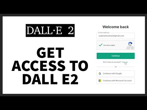 How Do I Get Access To Dall E 2 Log In Dall E 2023 Youtube