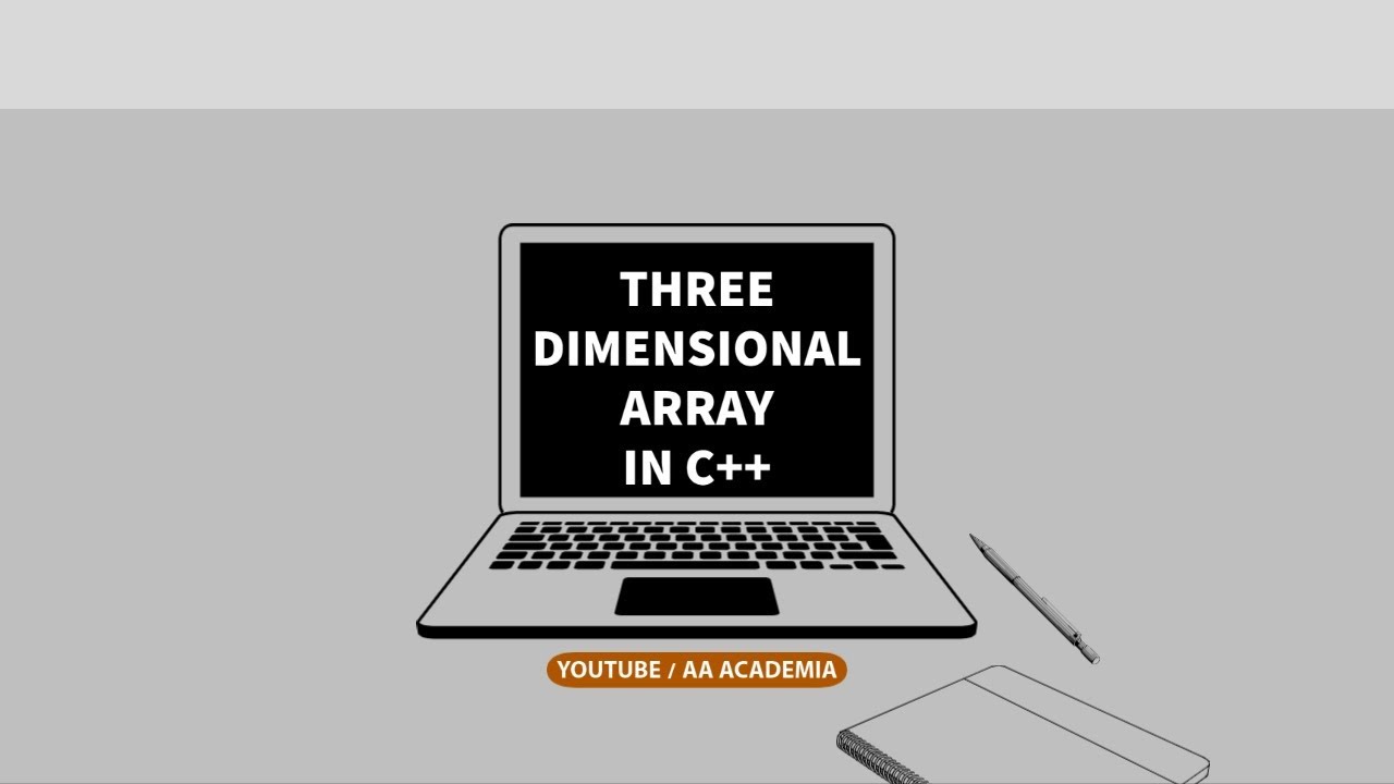 Three Dimensional Array In C Aa Academia Youtube