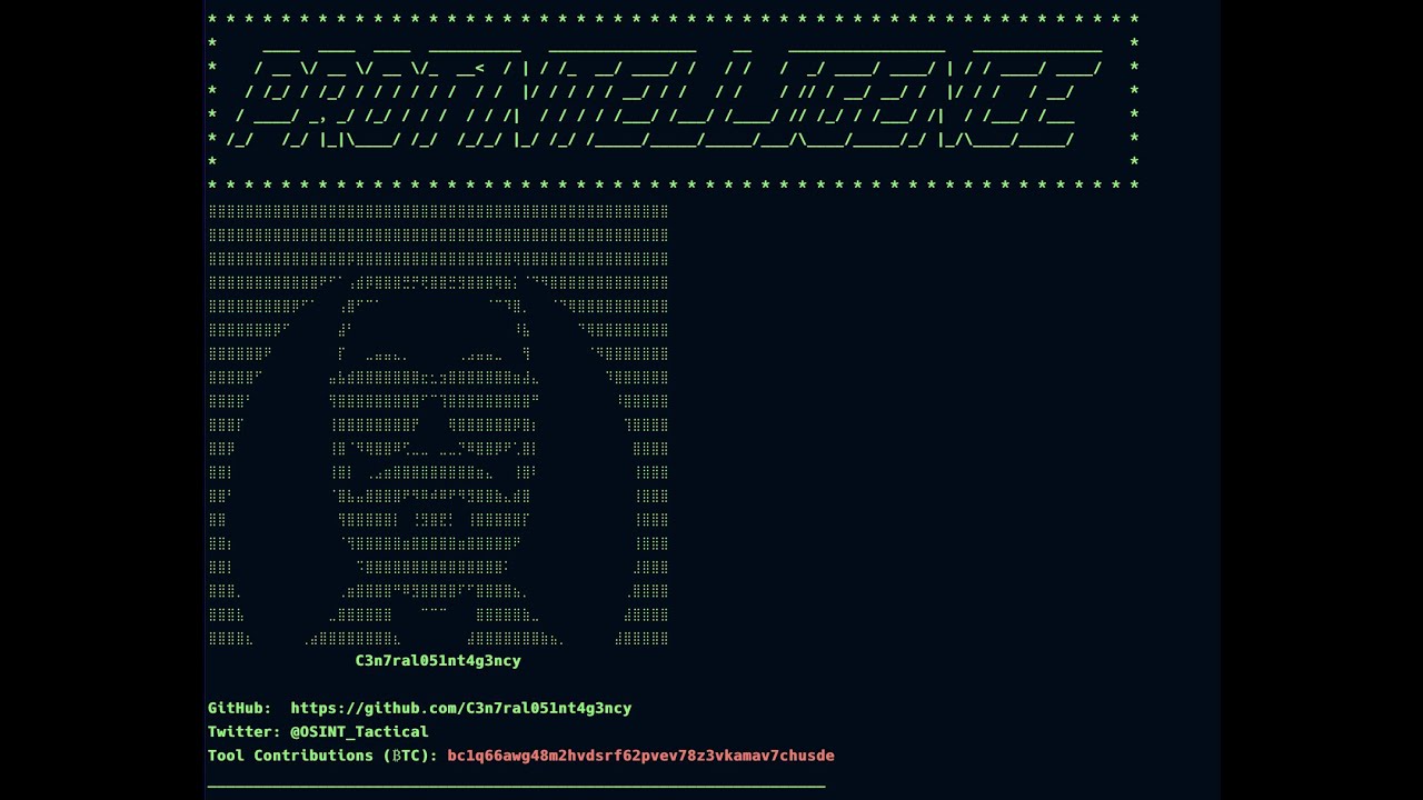Prot1ntelligence Osint Python Tool Youtube