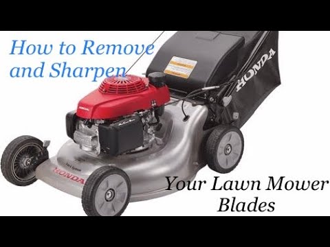How To Remove And Sharpen Your Lawnmower Blades How To Change Your