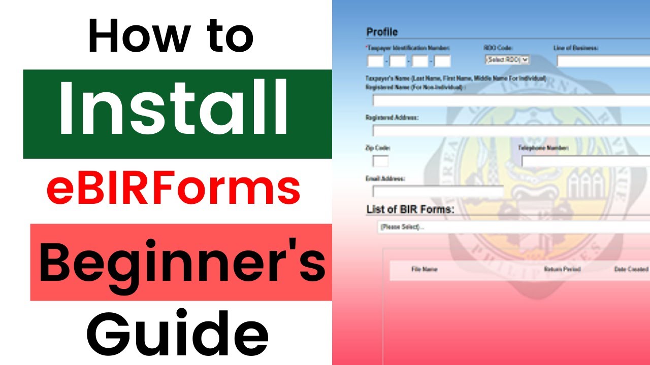 How To Install Ebirforms Youtube