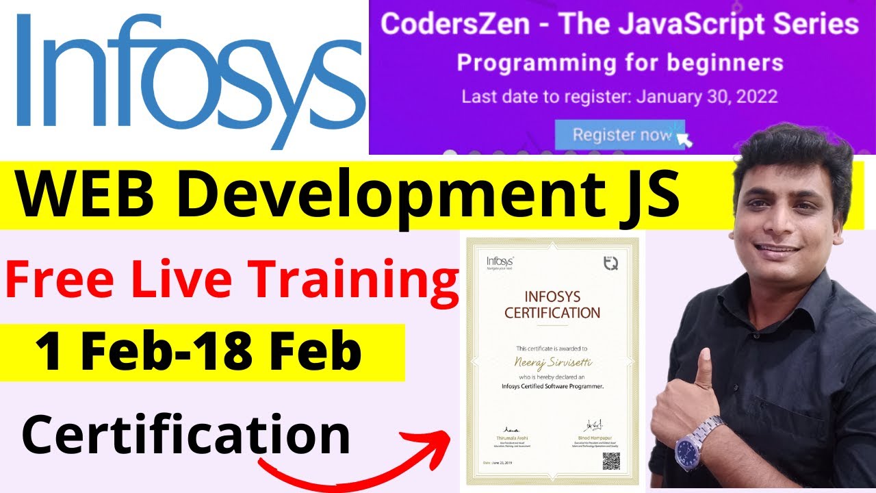 Infosys Web Development Js Free Training Infosys Certification Free