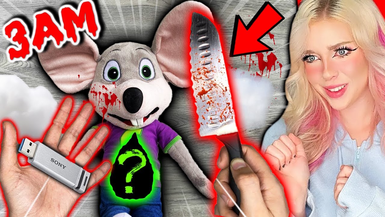Cutting Open Haunted Chuck E Cheese Doll At 3 Am Scary What S