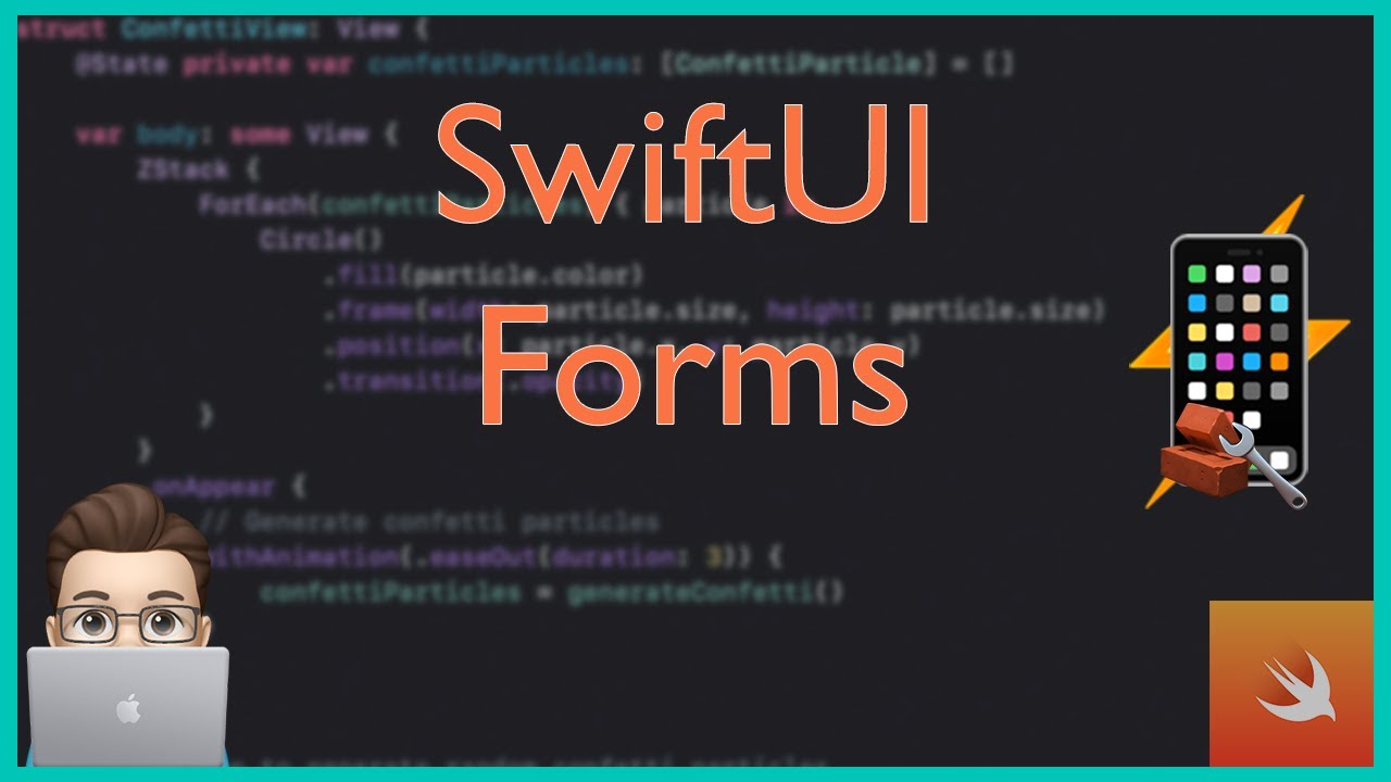 Building And Handling Forms In Swiftui Swiftui Xcode Tutorial Youtube