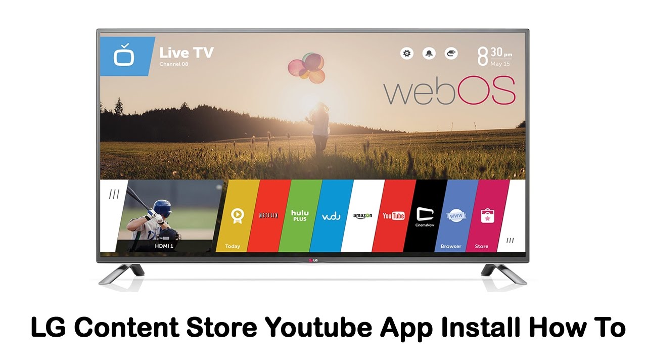 Lg Smart Tv Lg Content Store App Install How To Youtube