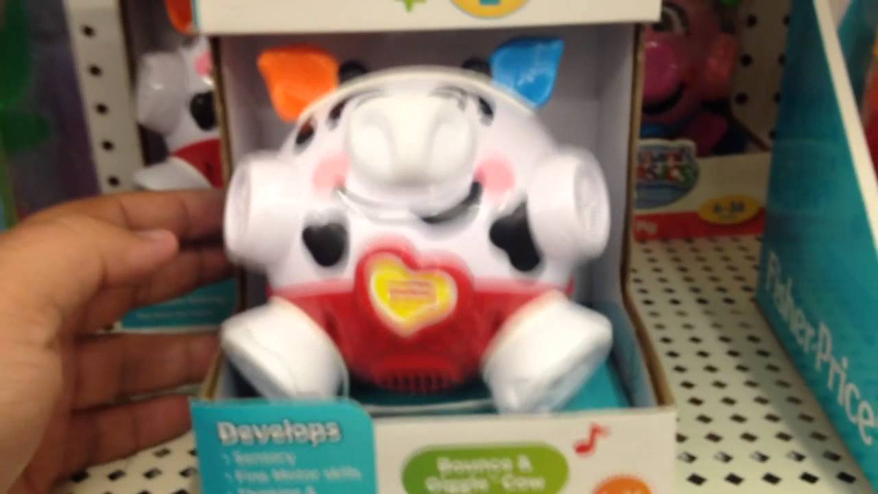Bounce Giggle Cow Laugh Learn By Fisher Price Toy Review Youtube