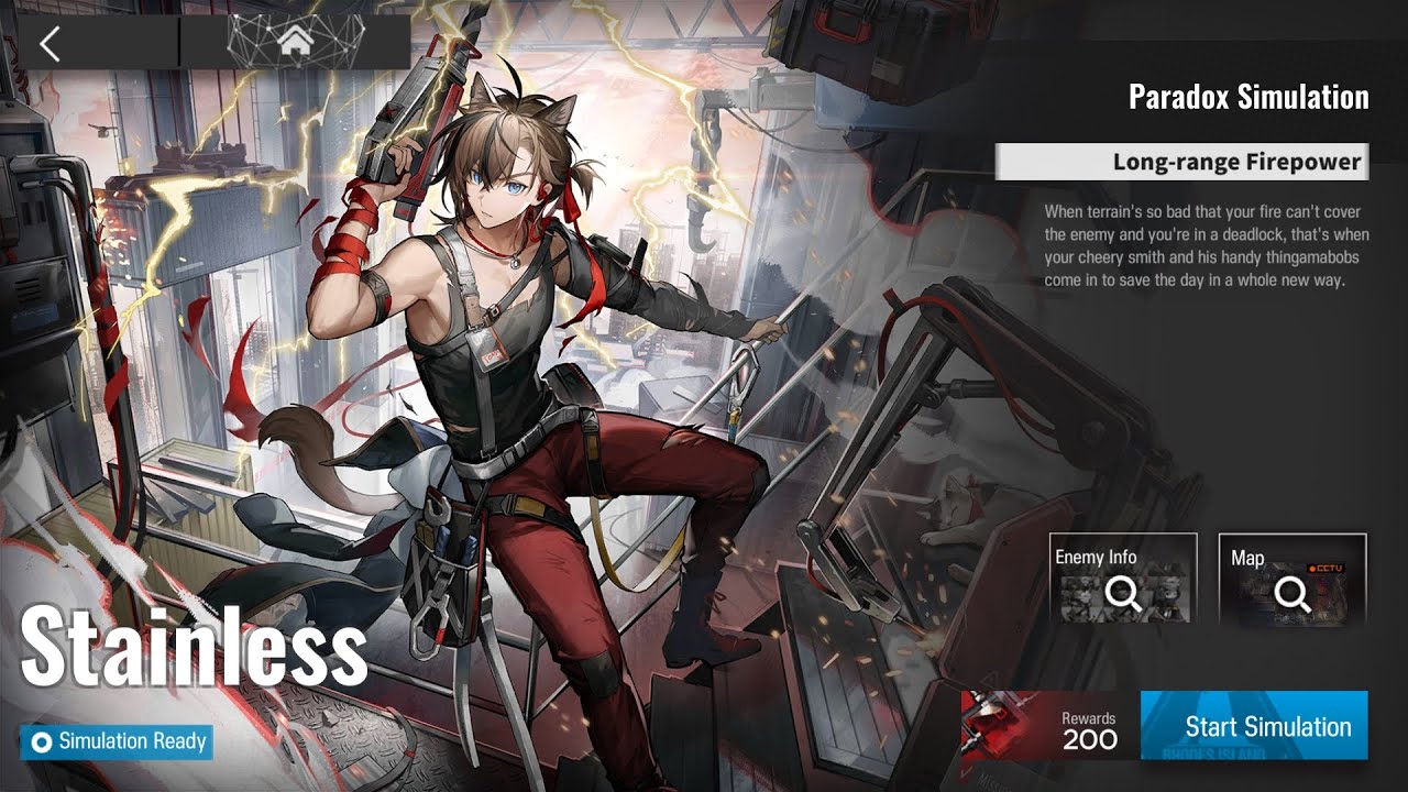 Arknights Paradox Simulation Stainless Guide Youtube