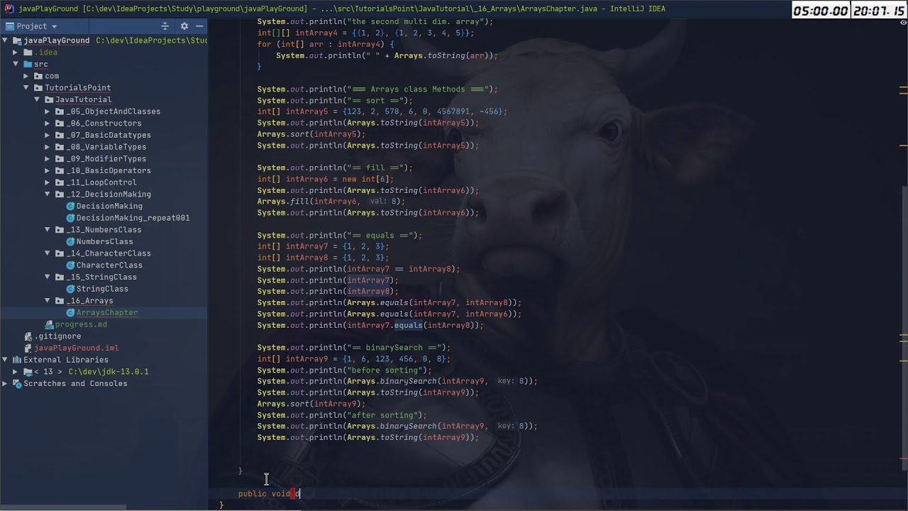 Programming Workout 202 Java Tutorialspoint Com Youtube