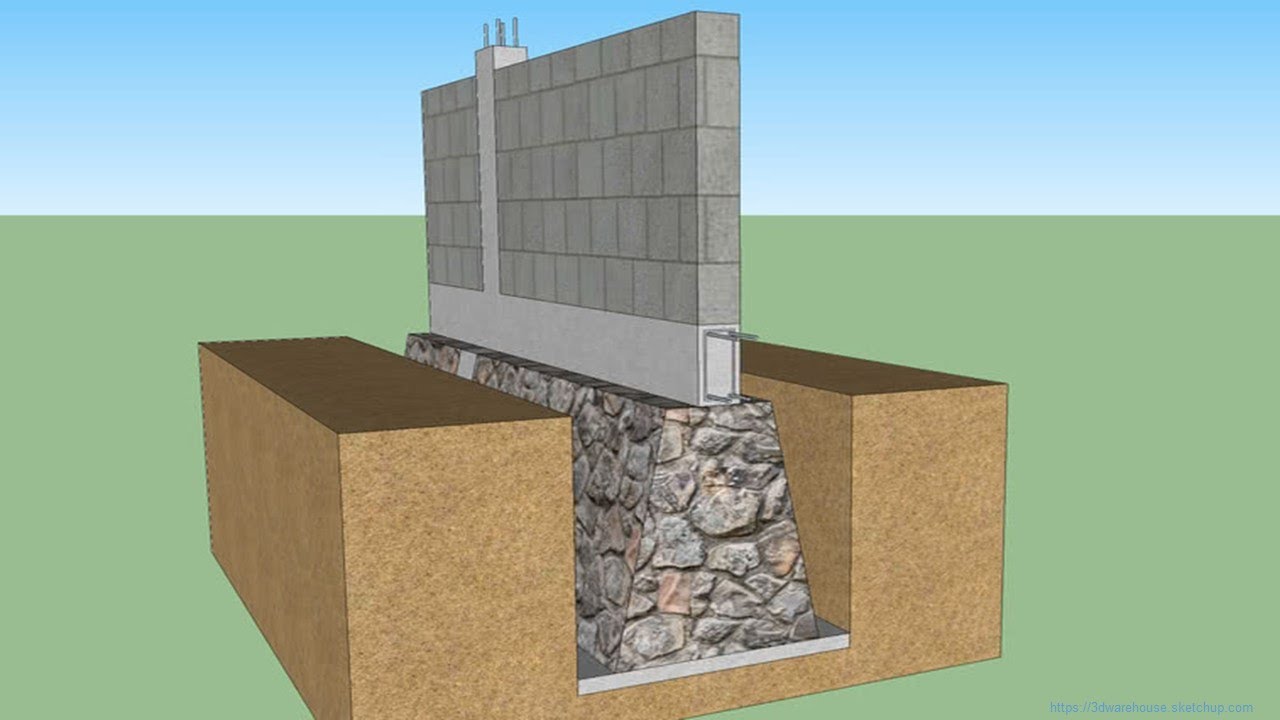 Tipos De Cimentacion Mamposteria De Piedra Braza Youtube