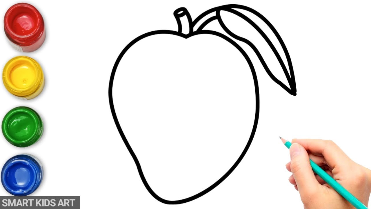 How To Draw A Mango Easy Drawing Tutorial For Kids – eroppa