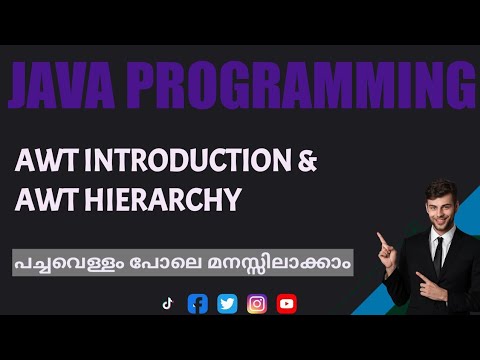 Java Awt Java Programming Malayalam Tutorial Youtube