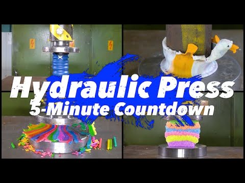 Hydraulic Press 5 Minute Countdown Youtube