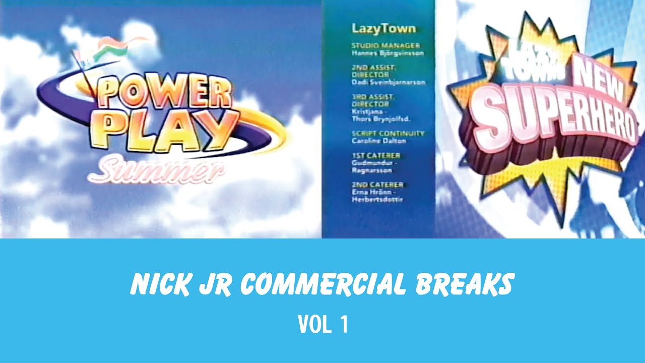 Nick Jr Commercial Breaks 2005 Vol 1 Youtube