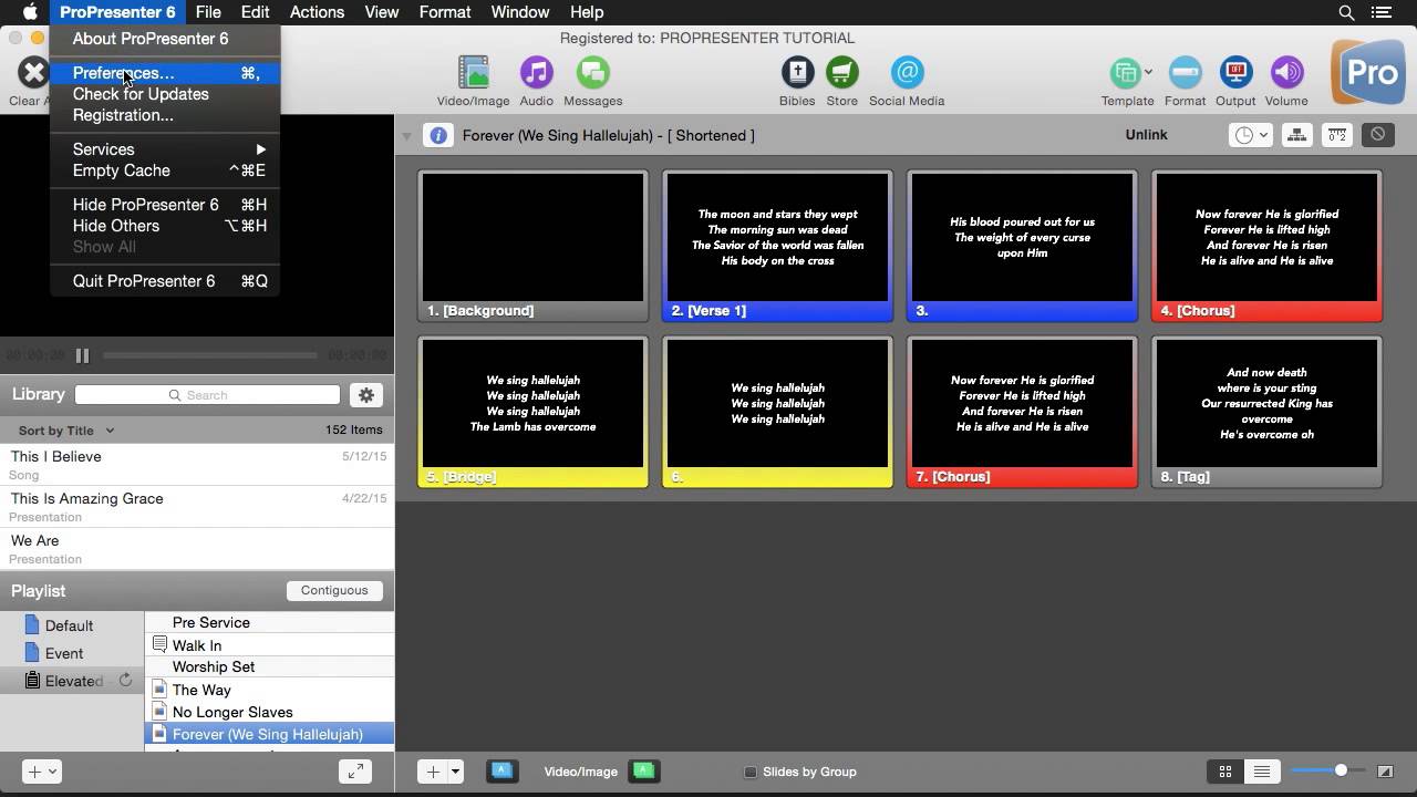 Propresenter 6 Planning Center Online Youtube