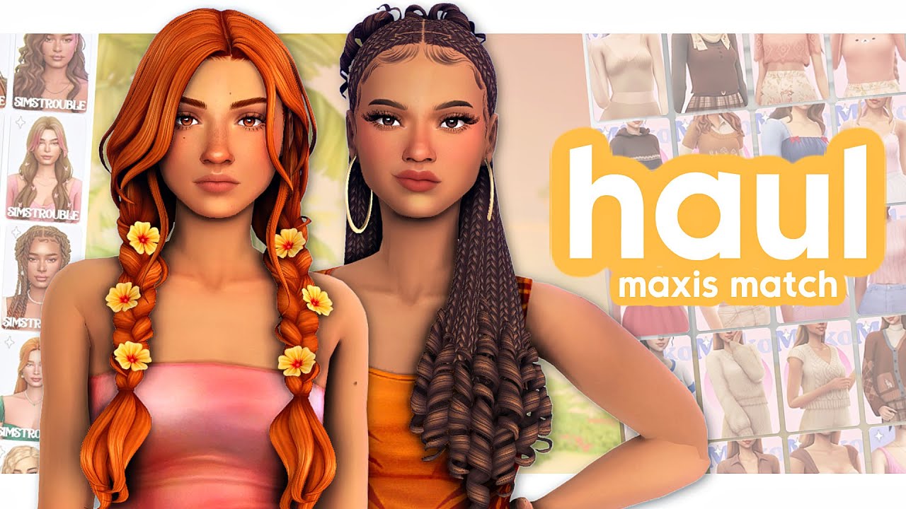 Best Cc Finds Sims 4 Custom Content Haul Maxis Match Elliandra
