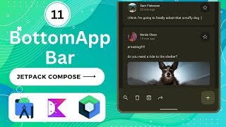 Bottom Navigation Using Jetpack Compose Android Kotlin Android Studio