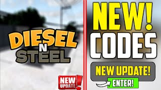 All New Diesel N Steel Roblox Codes 2025 Diesel N Steel Codes 2025 ...