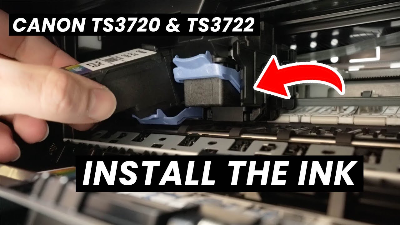 How To Install Replace The Ink Cartridges On The Canon Pixma Tr3720