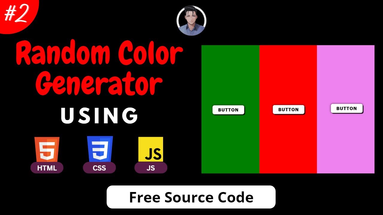 Create A Random Color Generator Project Using Html Css And Javascript