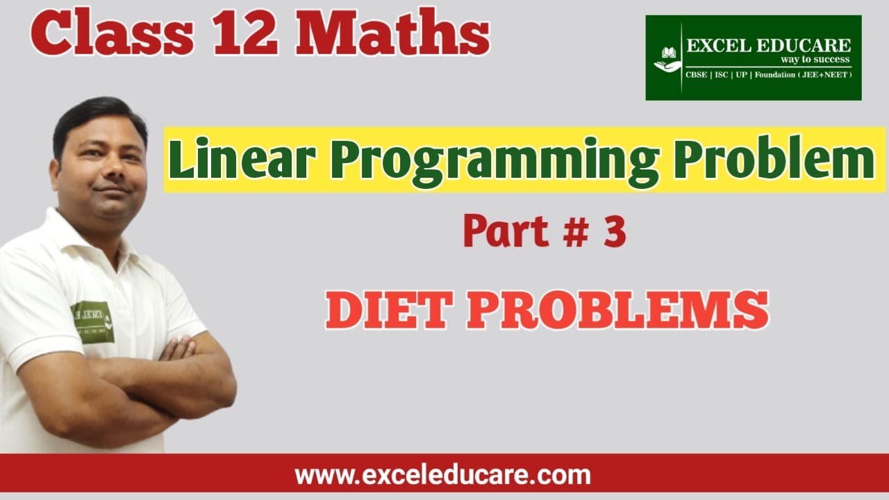 Diet Problem Diet Problem Linear Programming Example Linear