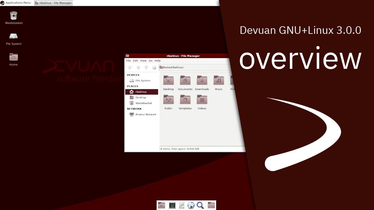 Devuan Gnu Linux 3 0 0 Overview Software Freedom Your Way Youtube