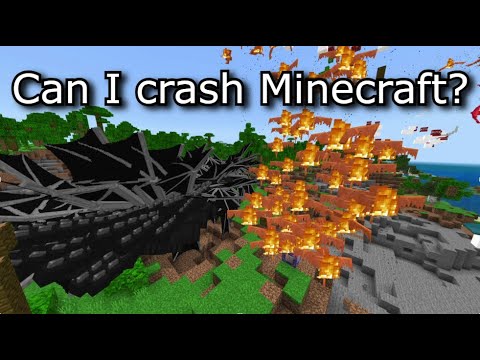 I Tried To Crash Minecraft Youtube