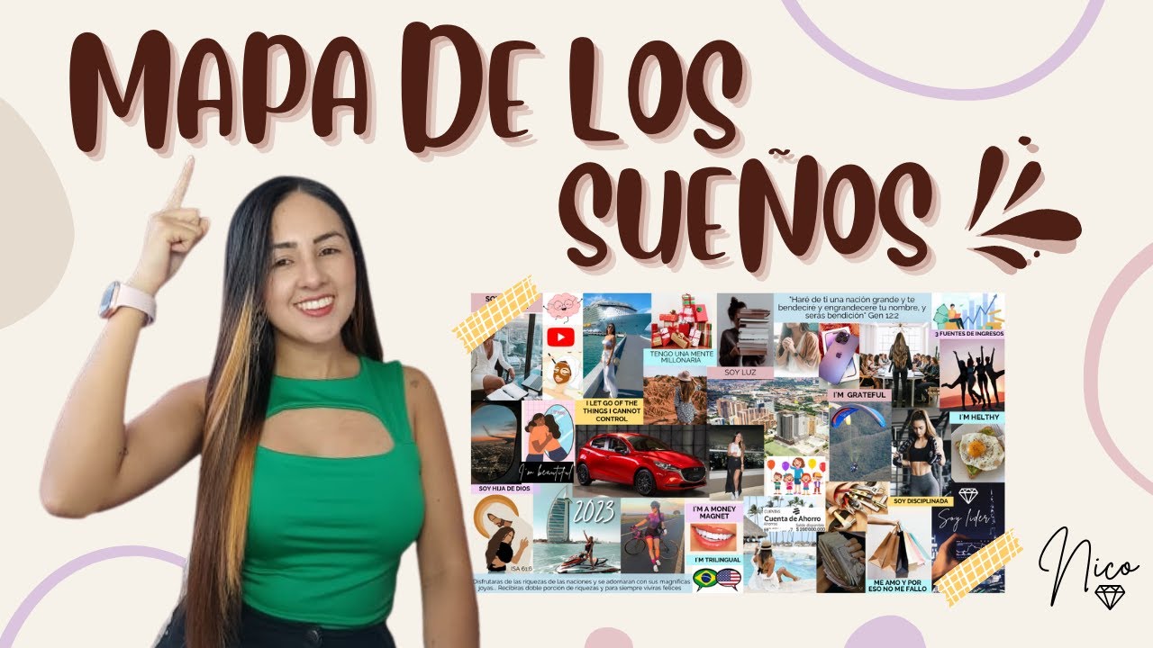 Crea Tu Mapa De Sueños 2023 Nicole Ramos Youtube