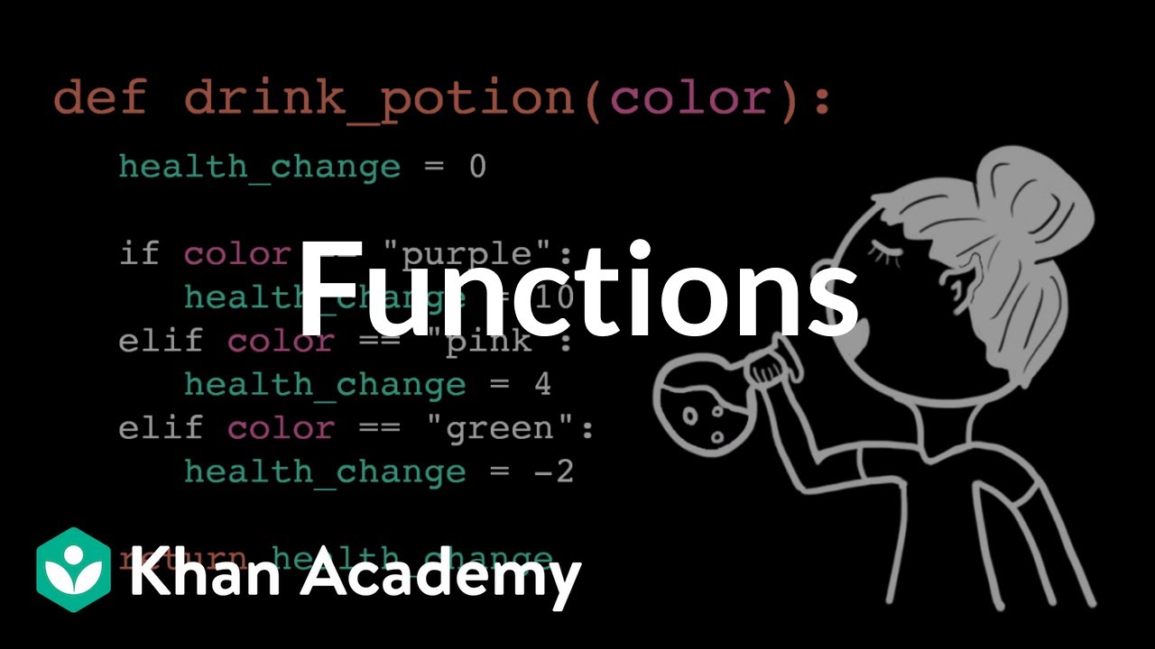 Functions Intro To Cs Python Khan Academy Youtube