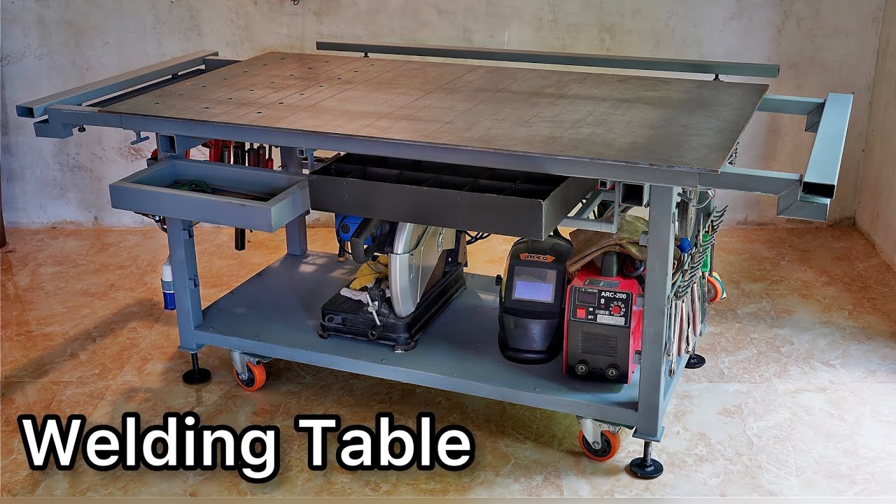 Diy Welding Table Fixture And Some Ideas Youtube