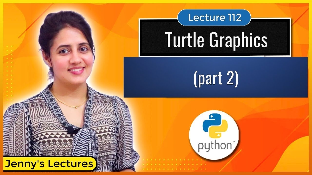 Python Turtle Graphics Part 2 Python Tutorials For Beginners