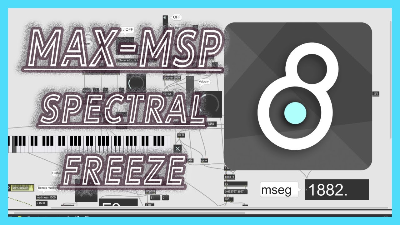 Max Msp Tímbrical Possibilities Using Spectral Freeze Youtube