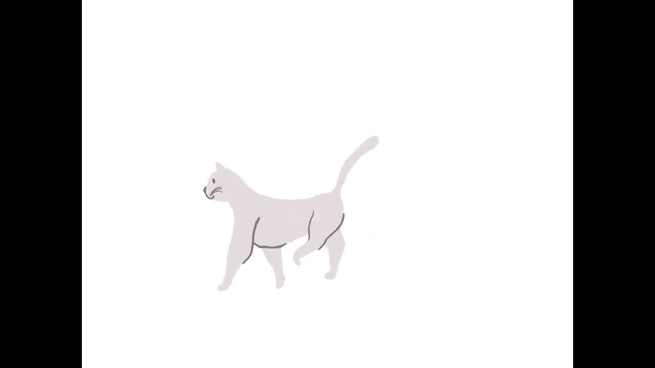 Cat Walk Cycle On8fps Youtube