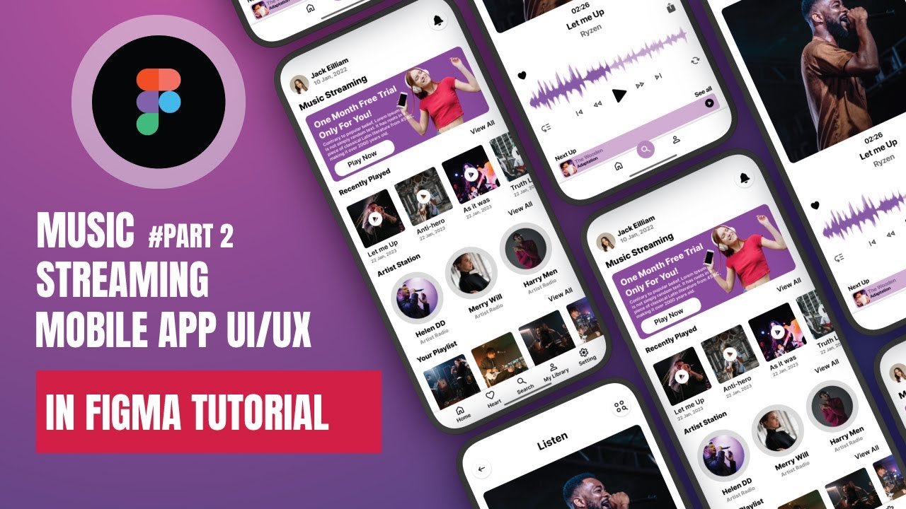 Revolutionizing Music Stunning Mobile App Ui Ux Design рџљђрџћ Youtube