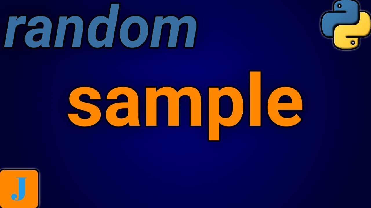 Python Random Sample Youtube
