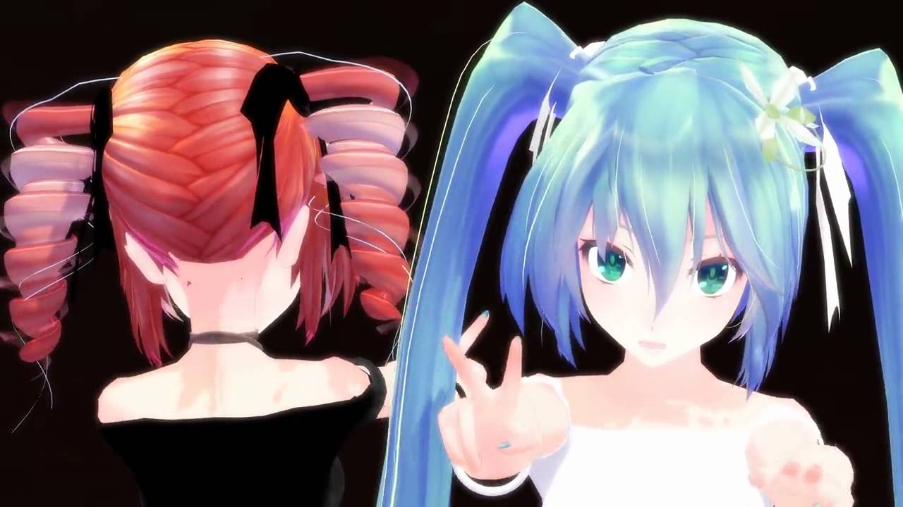 Mmd Miku Teto Tda 60fps Youtube