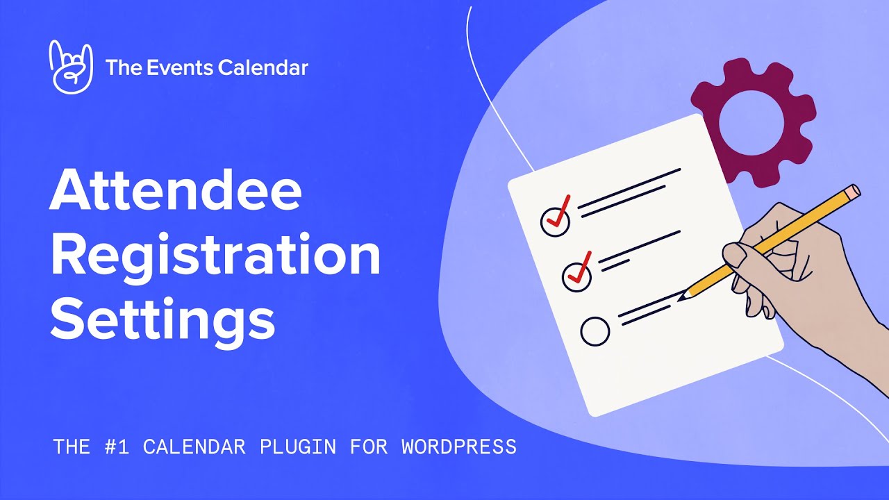 Attendee Registration Settings Youtube