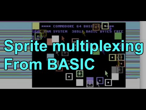 C64 Technical Peek Basic Sprite Multiplexing Youtube
