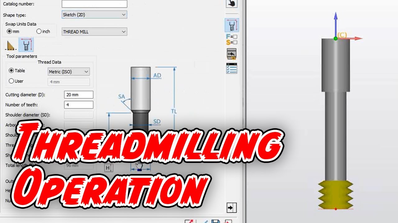 Threadmilling Operation 2021 Youtube