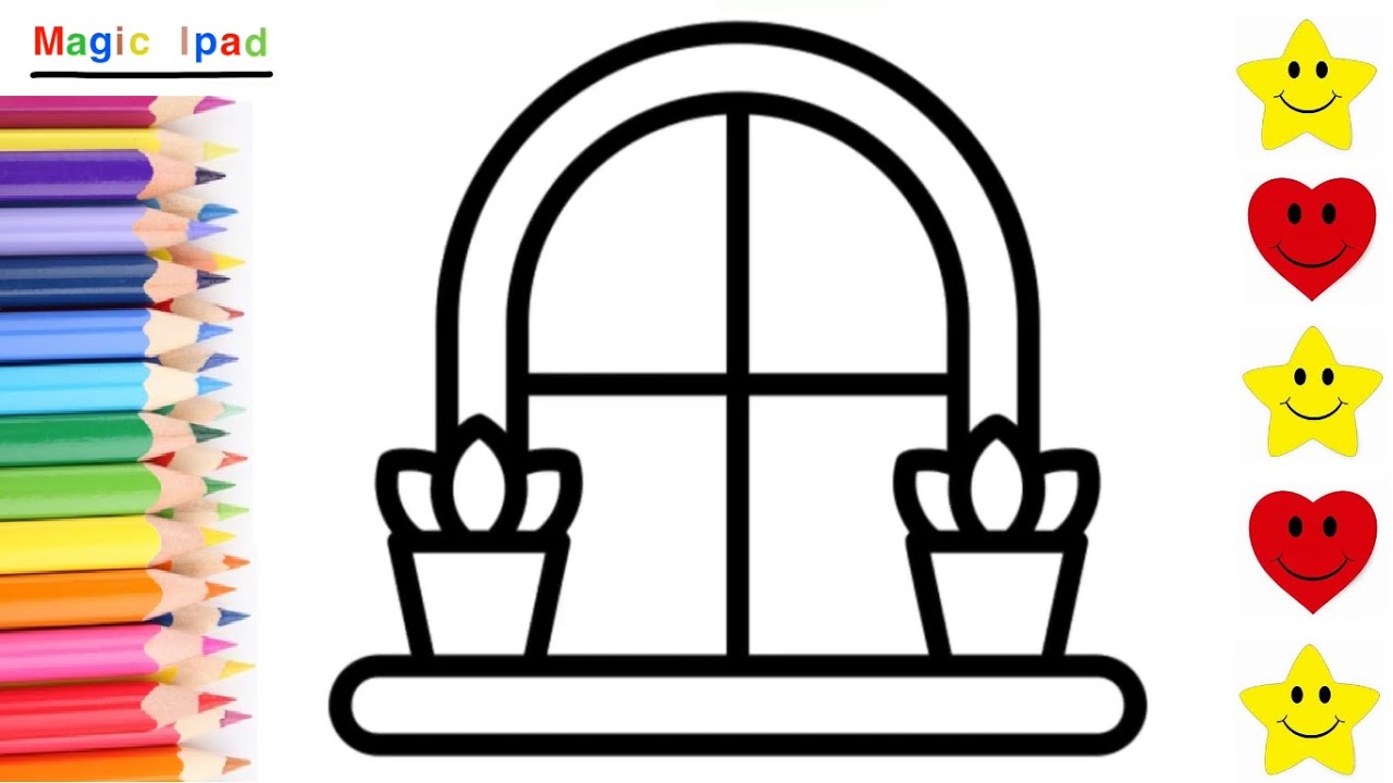Como Dibujar Una Ventana Con Plantas Dibujos Niг Os рџ в ђ How To Draw A