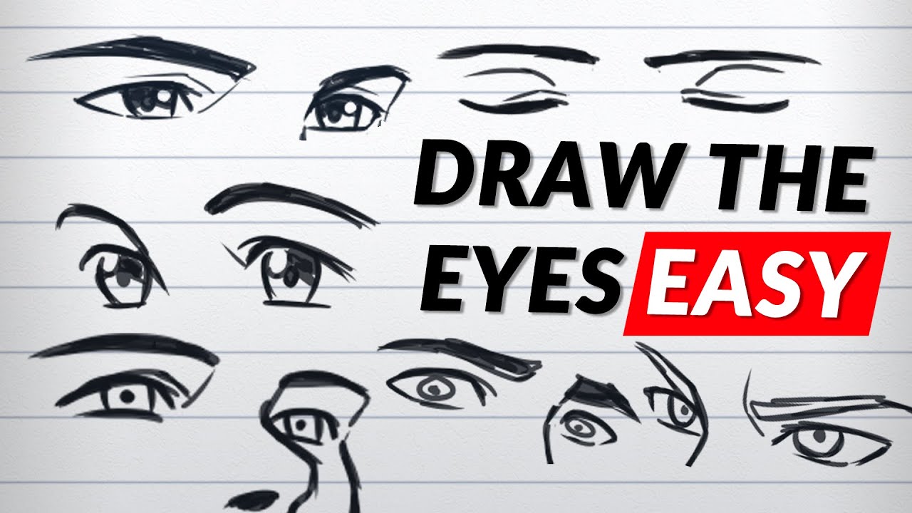 Mannlig Anime Eye Tutorial Simple Anime Eye Tutorial Shorts
