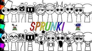 Incredibox Sprunki New Coloring Pages How To Color Sprunki Original Vs