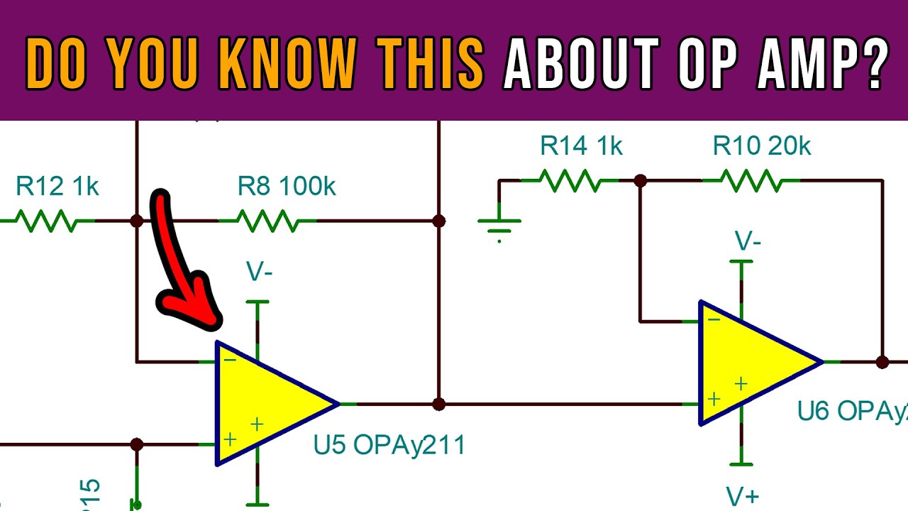 Everything Important About Op Amp Operational Amplifier Youtube