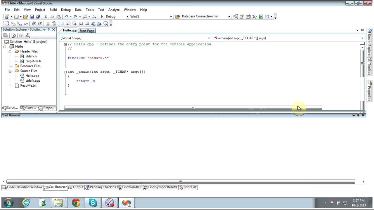 Microsoft Visual Studio 2008 Tutorial Youtube