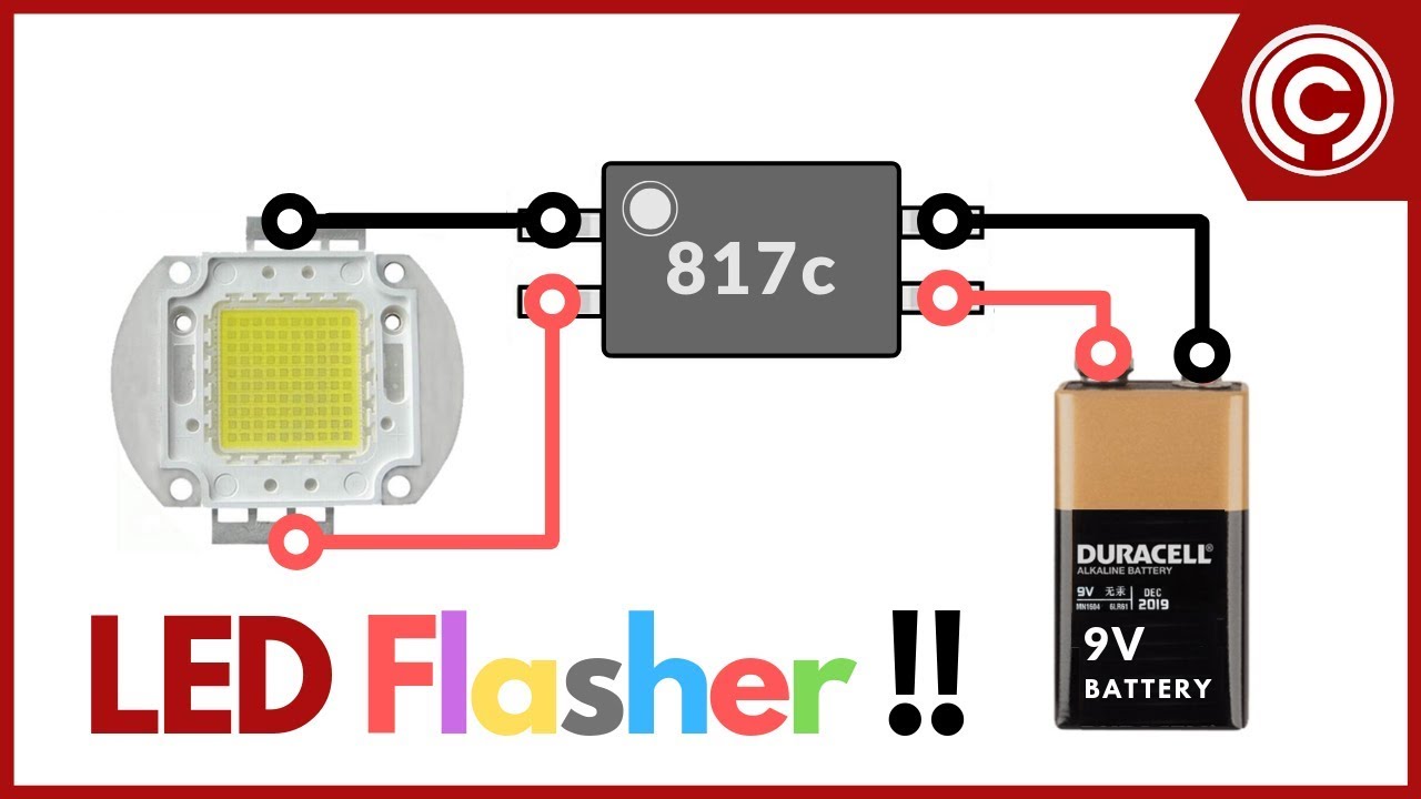 12v Led Flasher Circuit Youtube