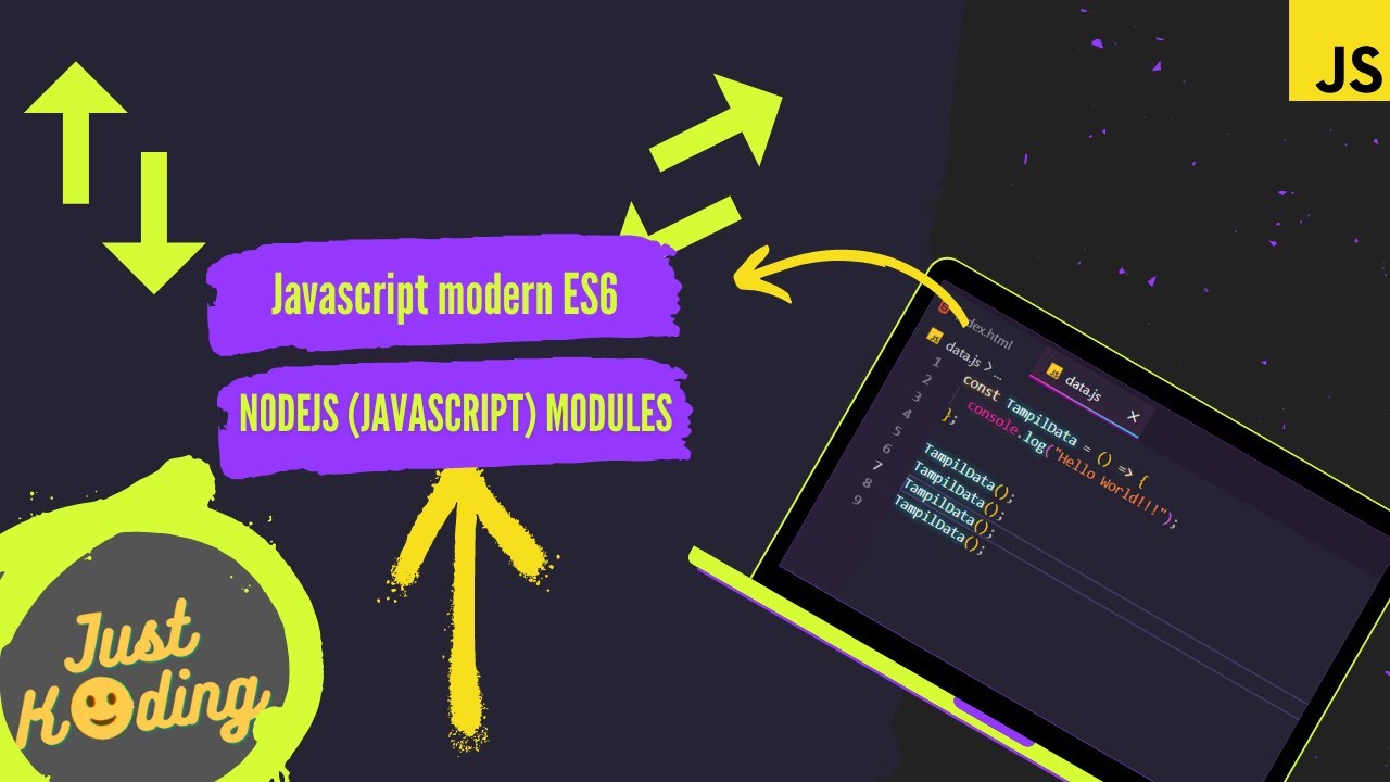 Tutorial Javascript Es6 Javascript Modules Youtube